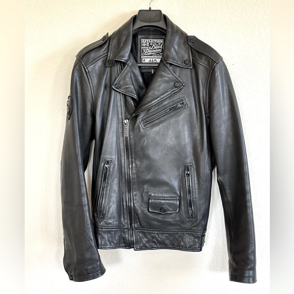 Affliction Limited Addition Premium Leather Jacket Si… - Gem